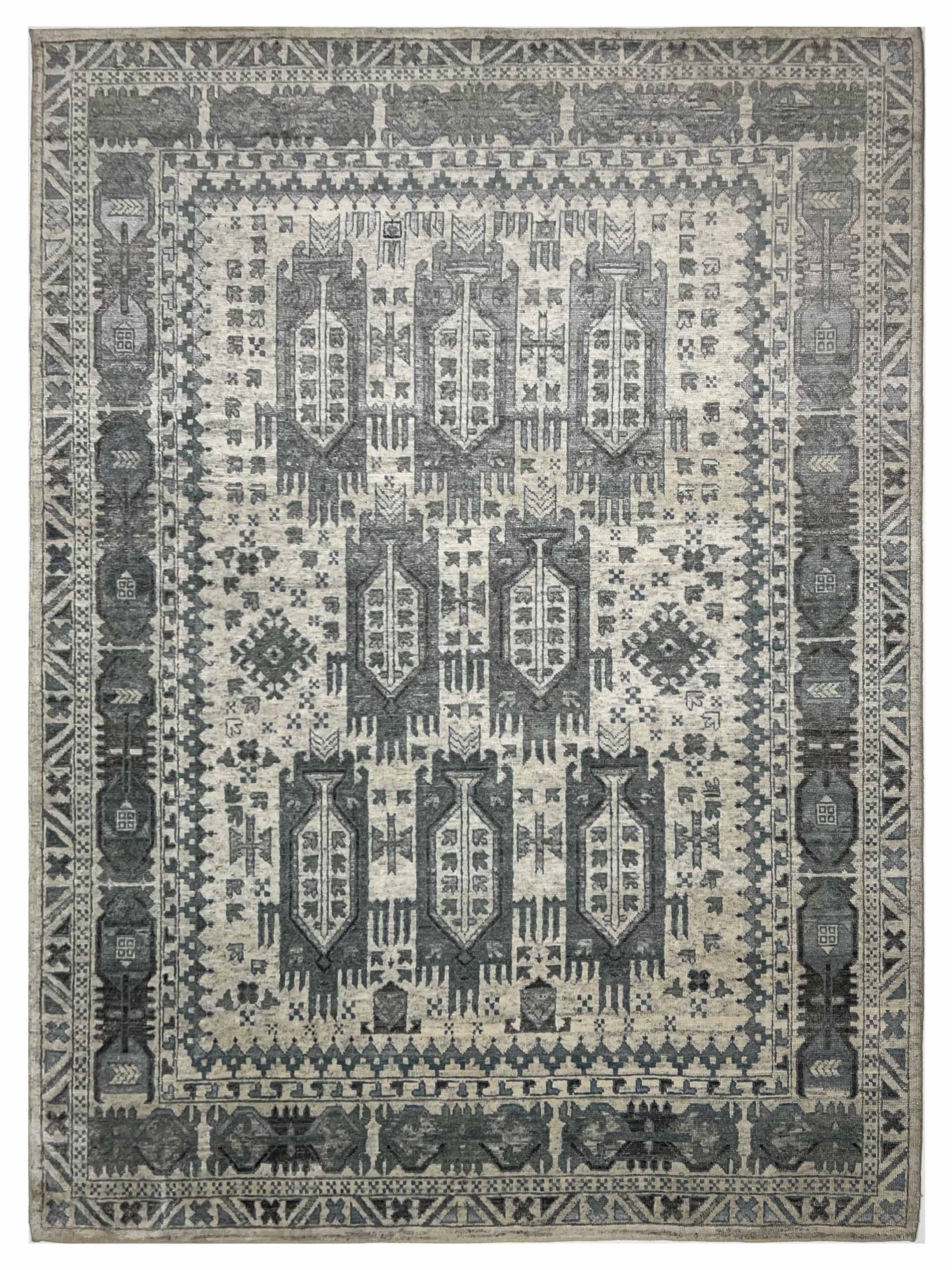 Artisan Nova Ivory Lt.Blue Transitional Knotted Rugs – Atlanta Designer ...