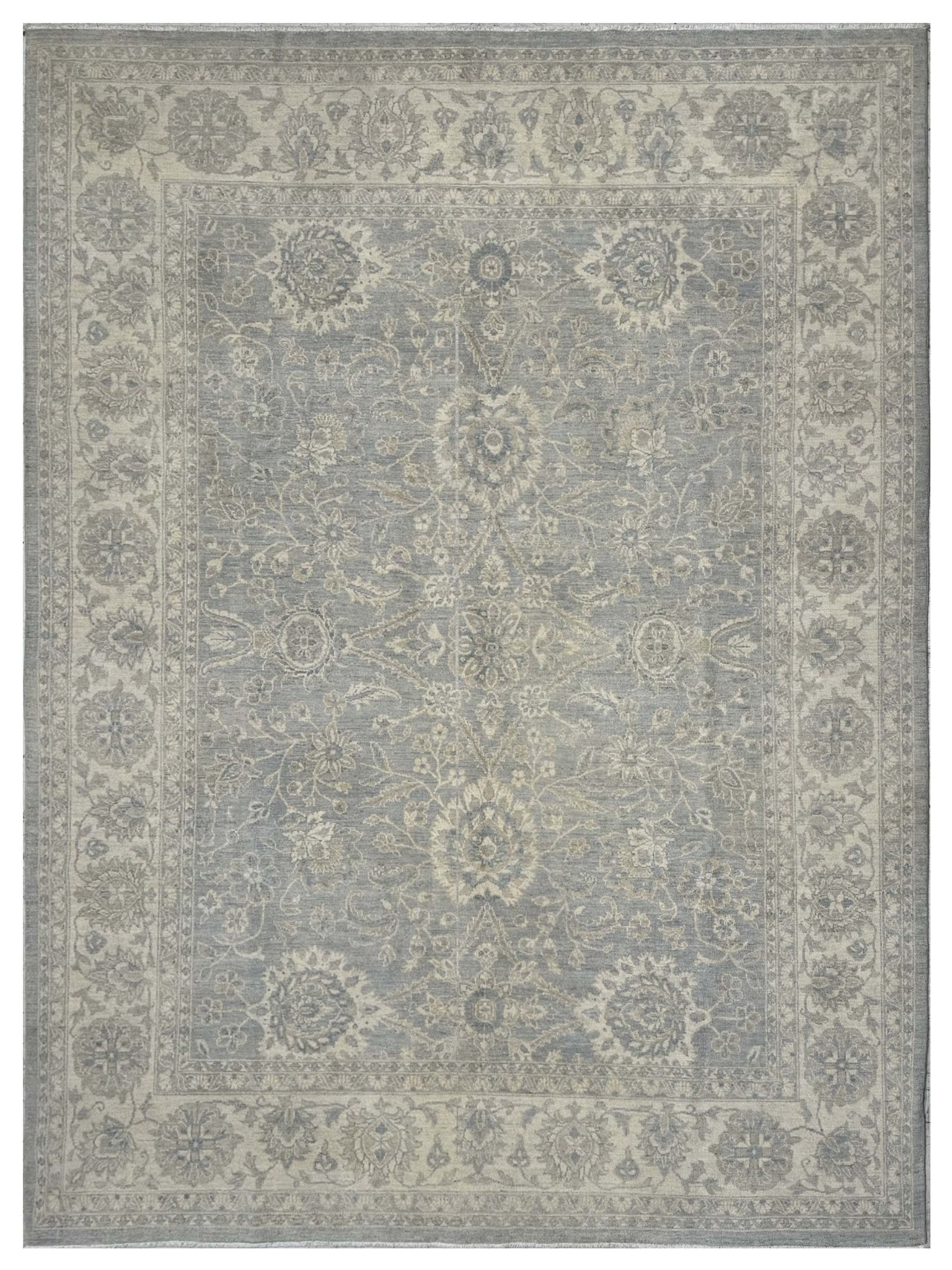 Artisan Patricia Lt.Blue Beige Traditional Knotted Rug – Atlanta ...