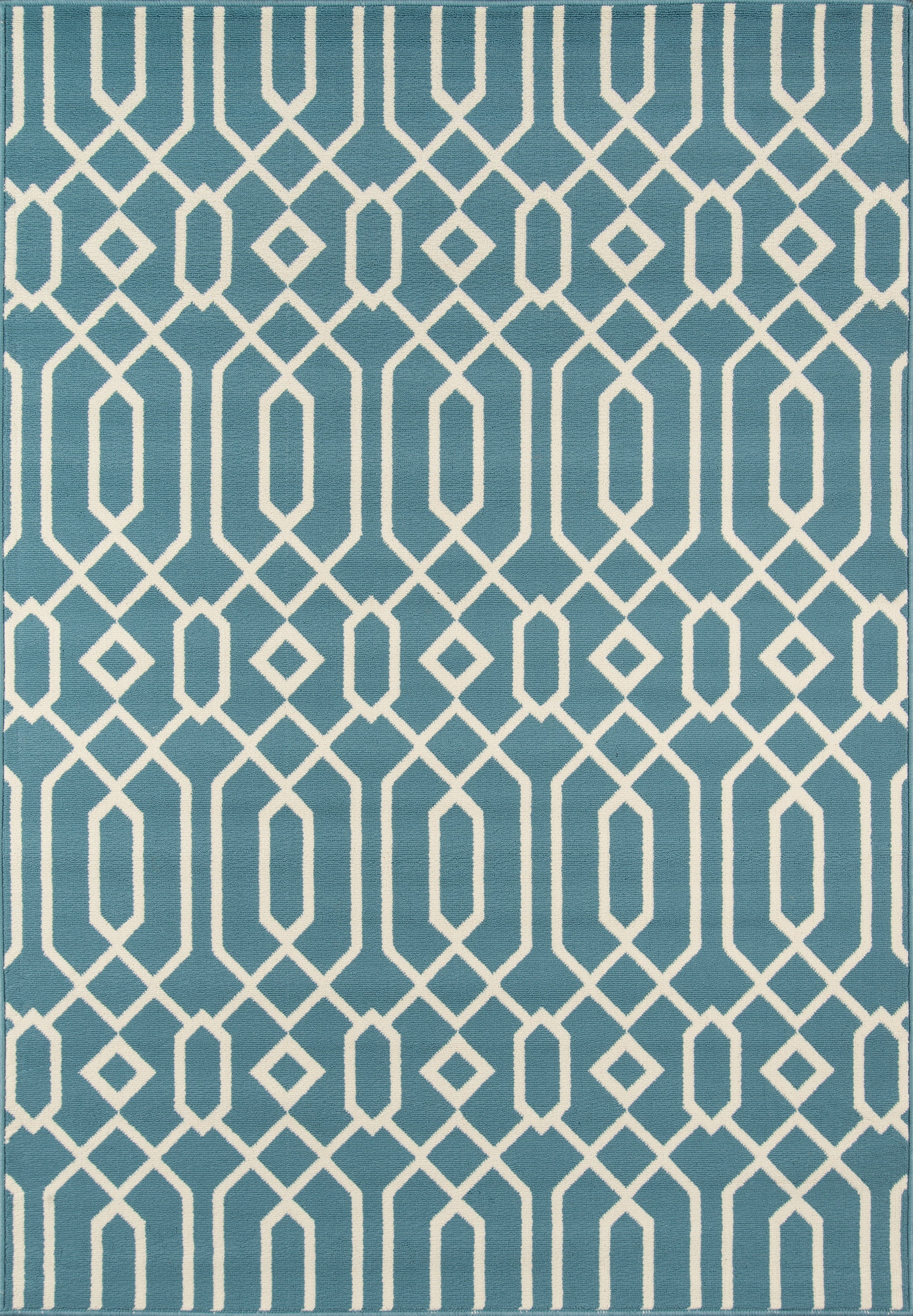 Momeni Baja BAJ-3 Blue Contemporary Machine Made Rug – Atlanta Designer ...