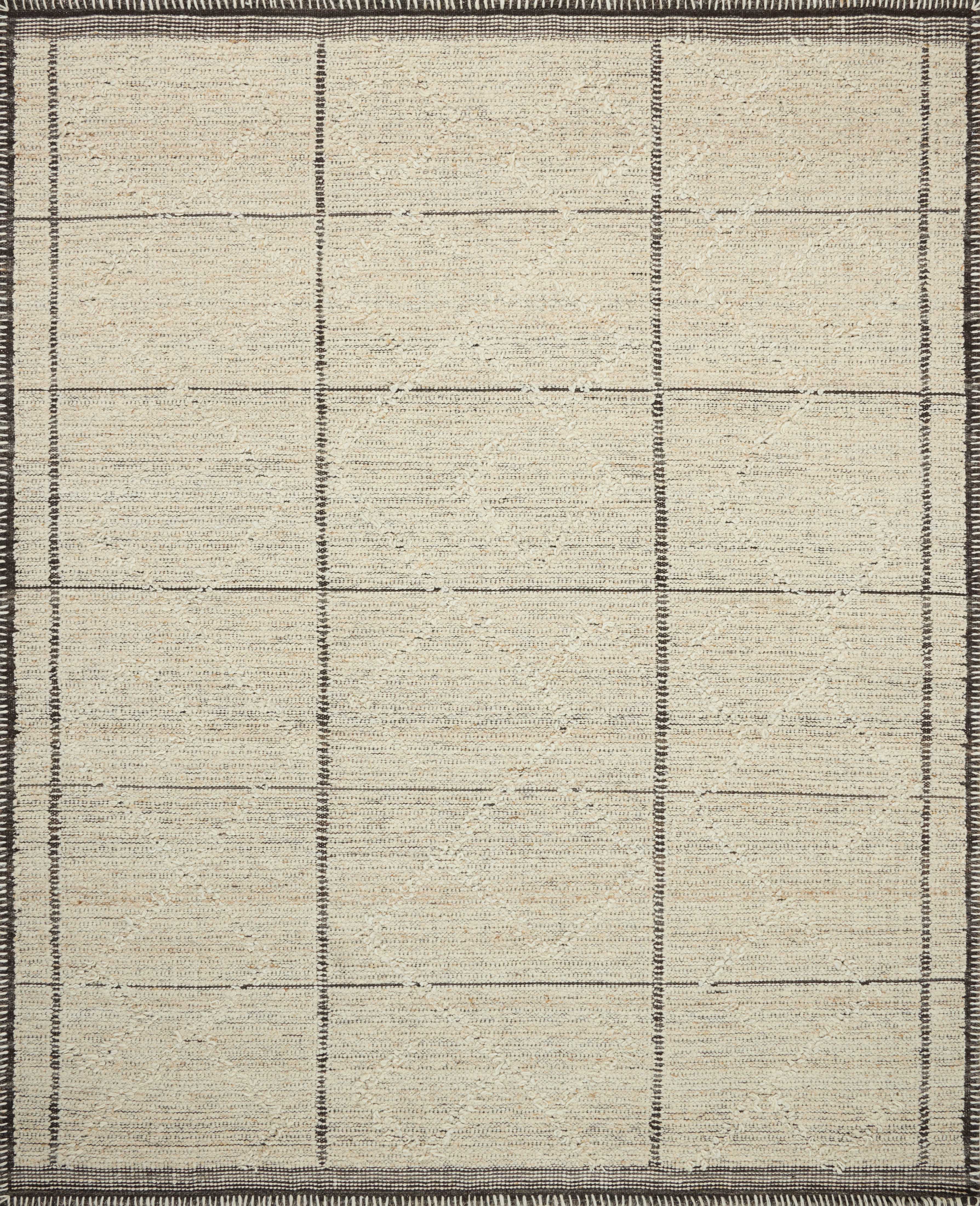Amber Lewis x Loloi Bowie BOE-01 Ivory Mocha Transitional Hand Woven R ...