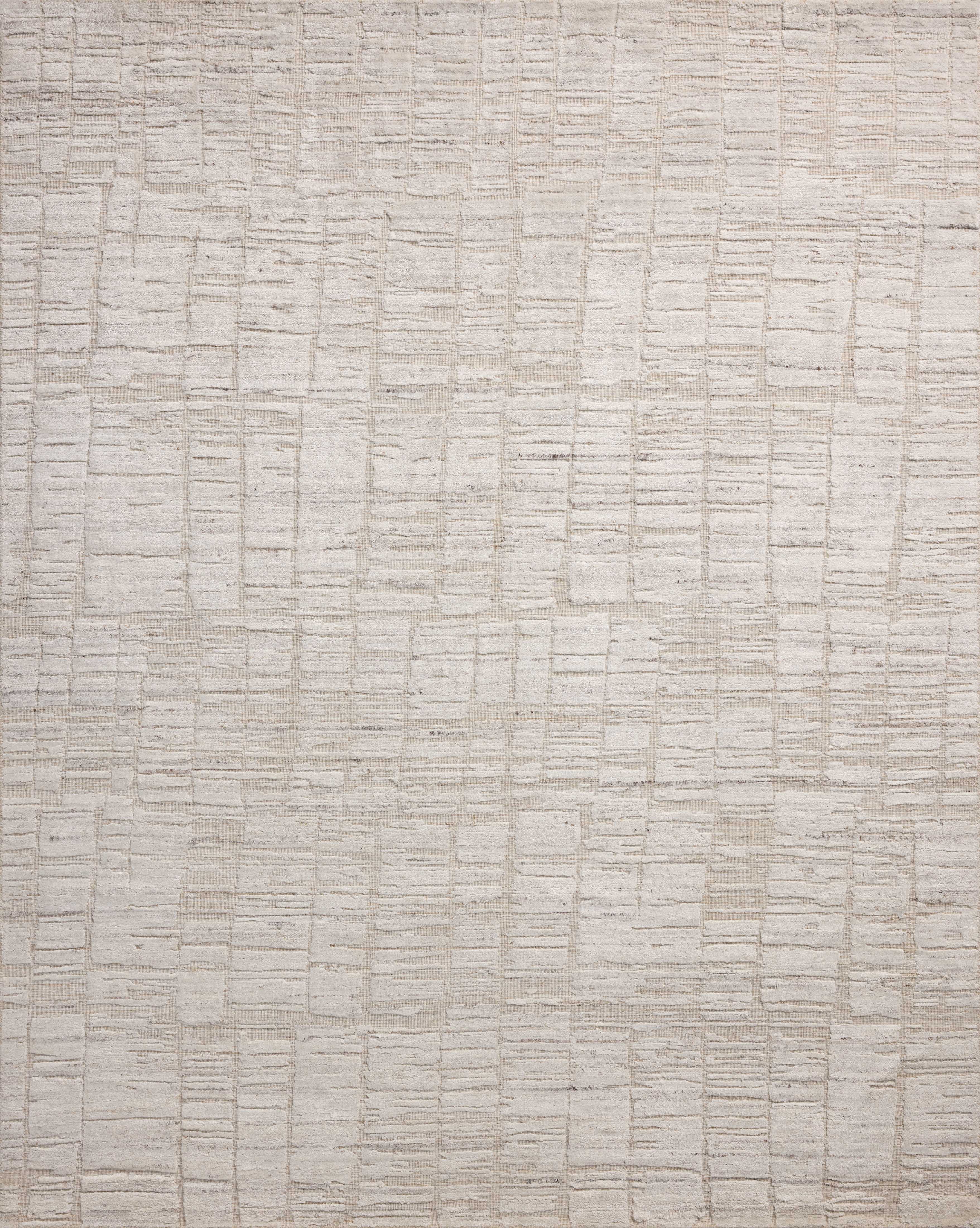 Jean Stoffer x Loloi Daniel DAN-01 Antique Ivory Contemporary Hand Loo ...