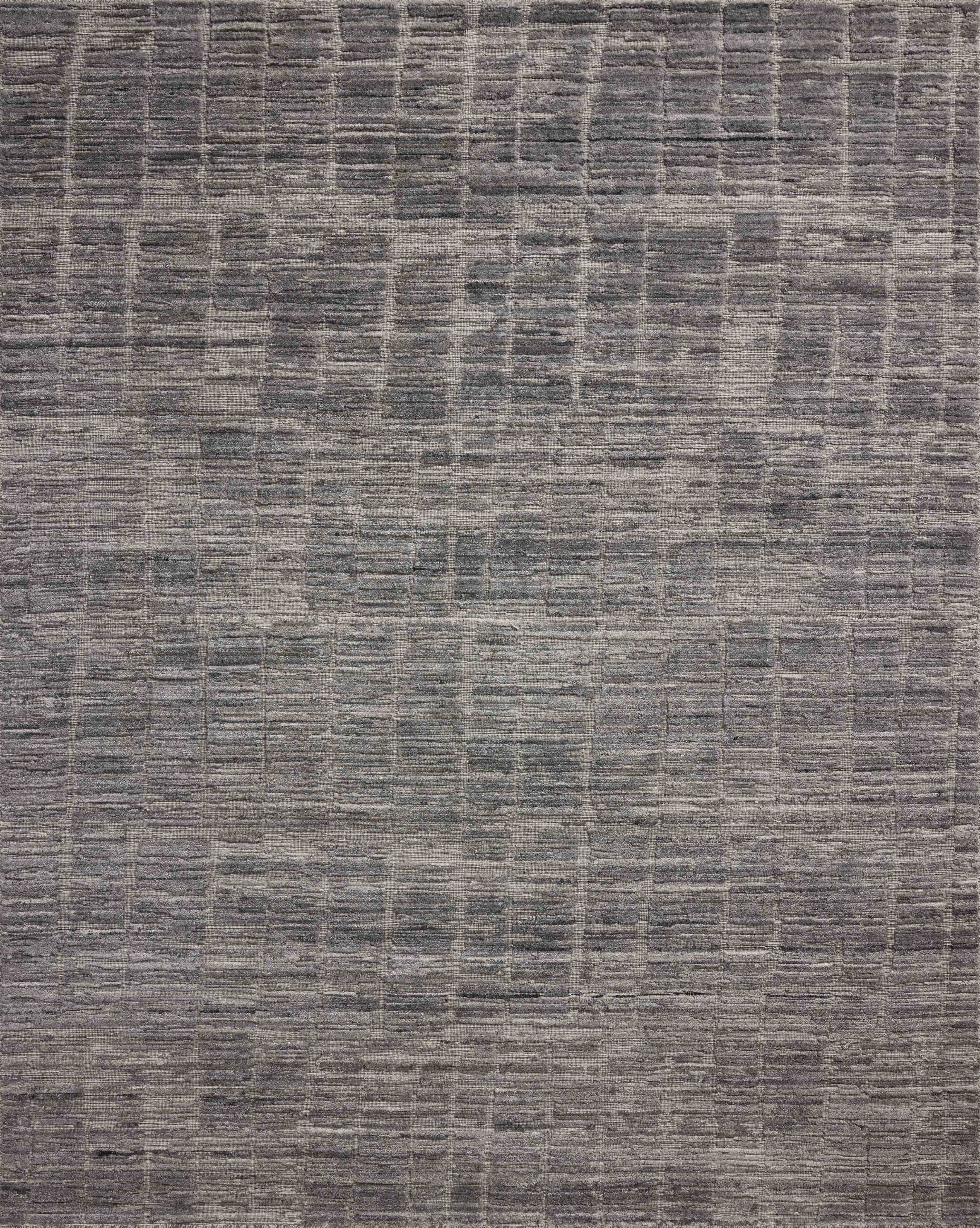Jean Stoffer x Loloi Daniel DAN-01 Slate Contemporary Hand Loomed Rug ...