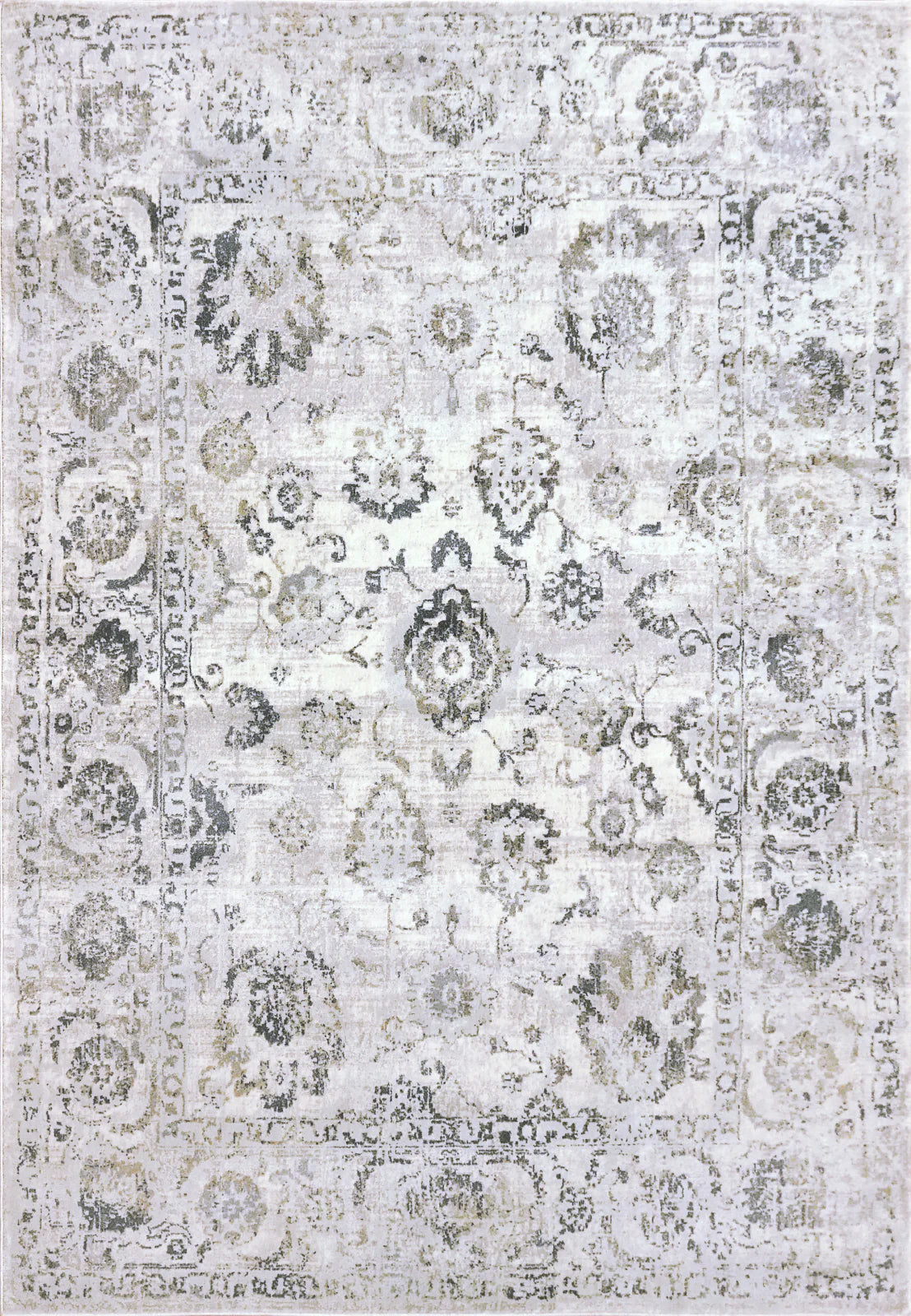 Dynamic Rugs Castilla 3530 Grey Blue Modern Machine-Made Rug – Atlanta ...