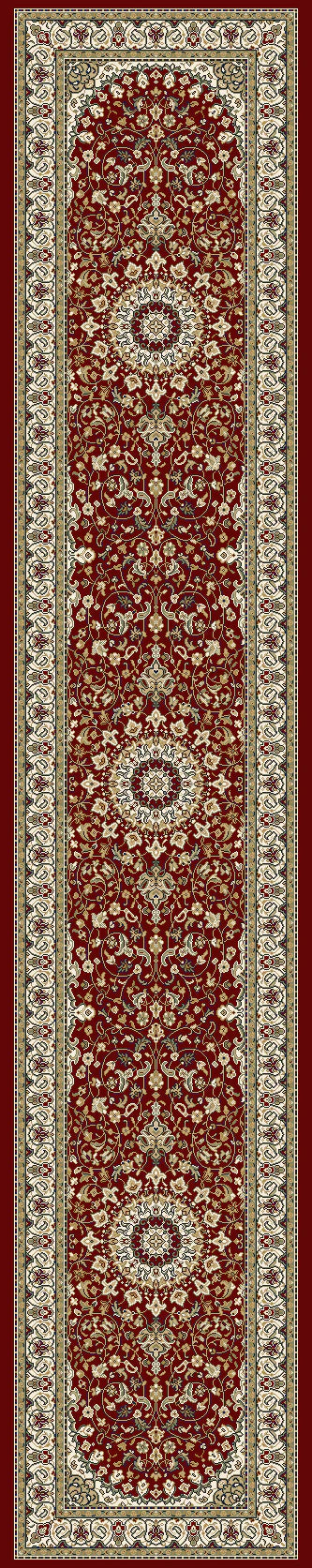 Dynamic Rugs Ancient Garden 57119 Red Ivory Traditional Machine-Made R ...