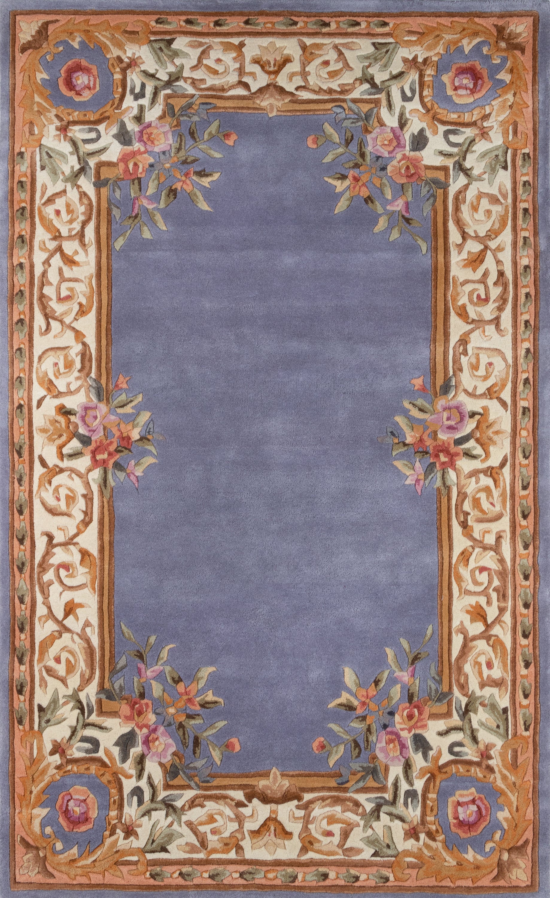 Momeni Harmony India HAI-7 Blue Transitional Hand Tufted Rug – Atlanta ...