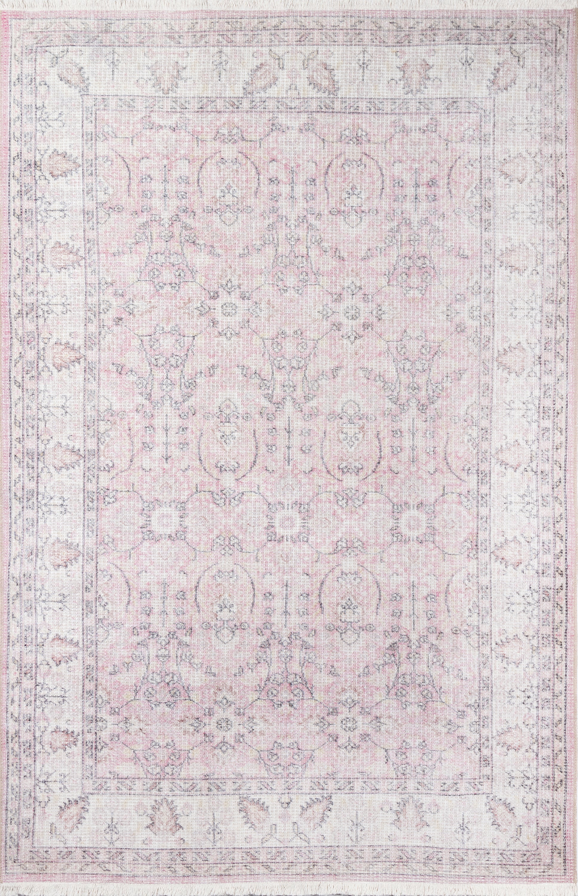 Momeni Helena HEL-4 Pink Traditional Machine Made Rug – Atlanta ...
