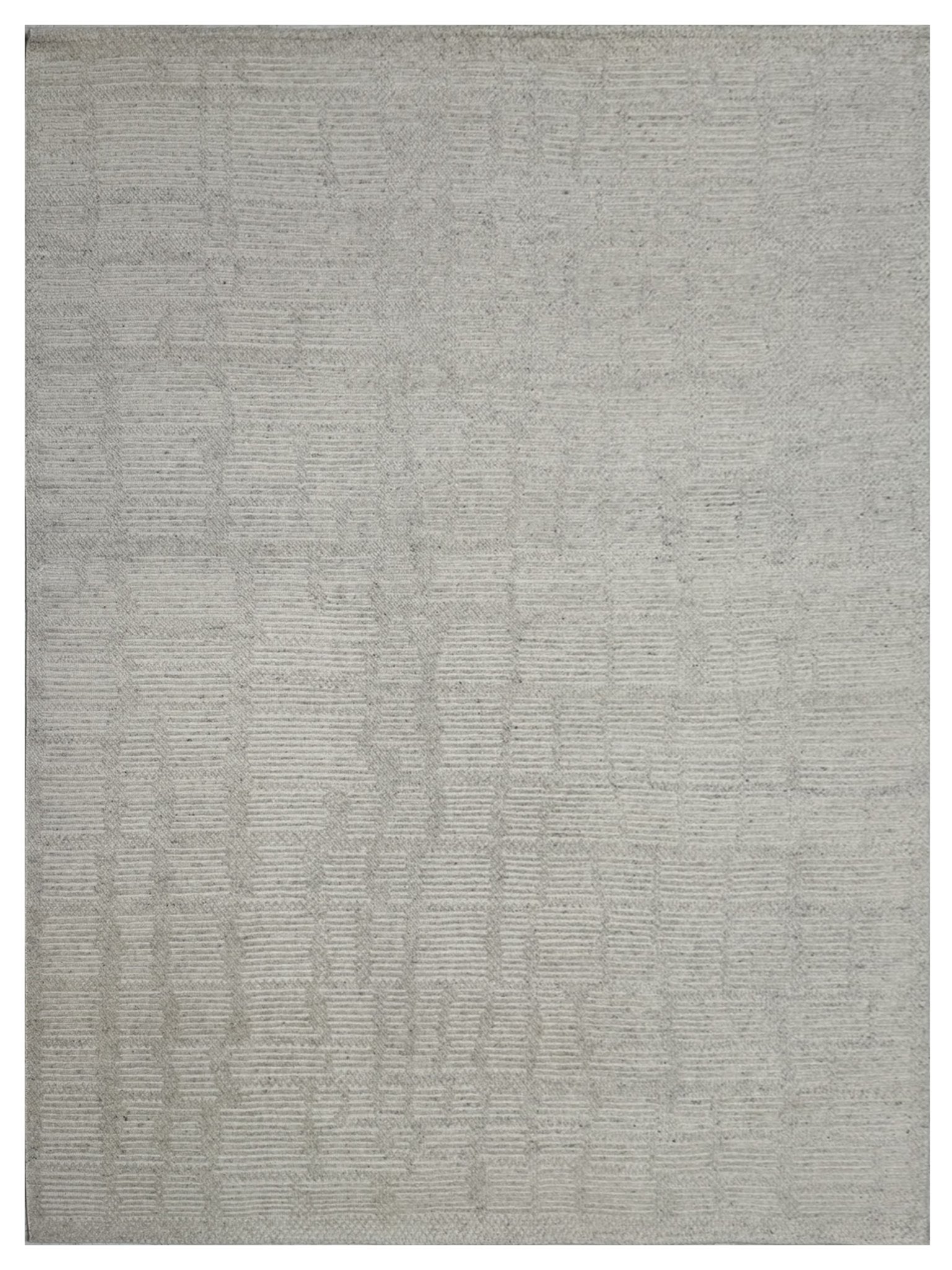 Artisan Harmony White White Contemporary Knotted Rug – Atlanta Designer ...