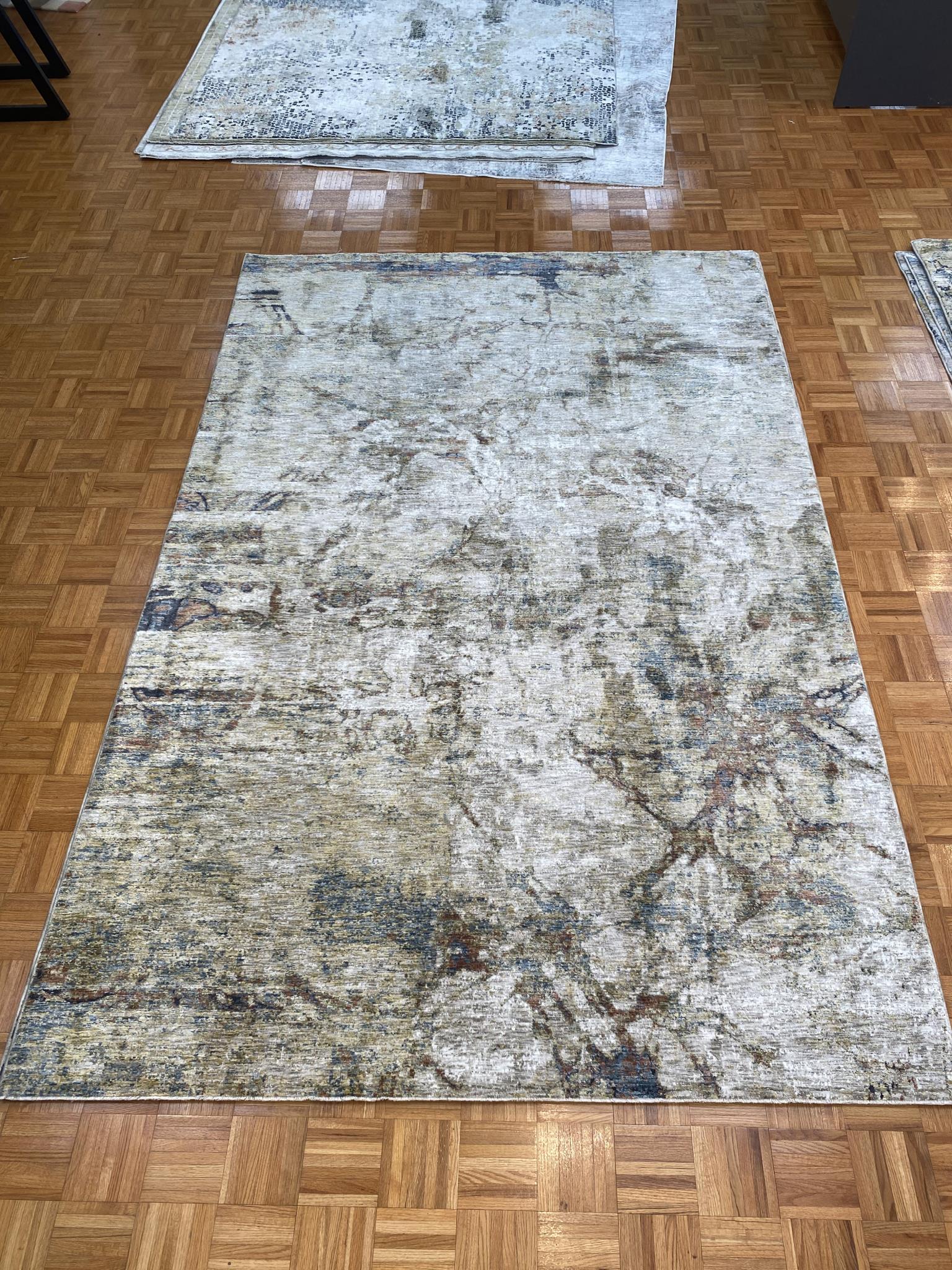 Kas Avani 8411 Ivory Transitional Machine Woven Rug – Atlanta Designer Rugs