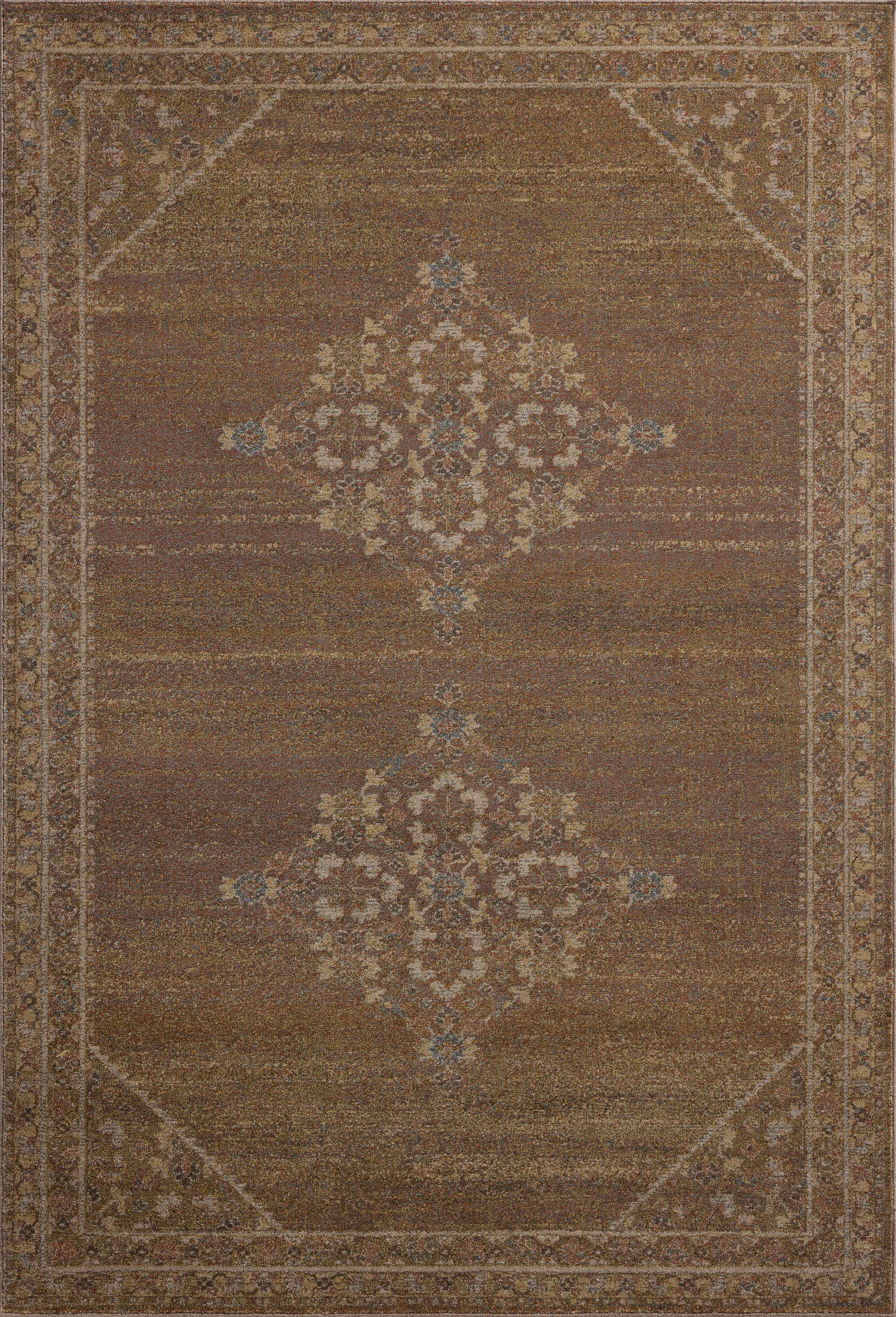 Magnolia Home by Joanna Gaines x Loloi Mona MOA-04 Sunset Natural Trad ...