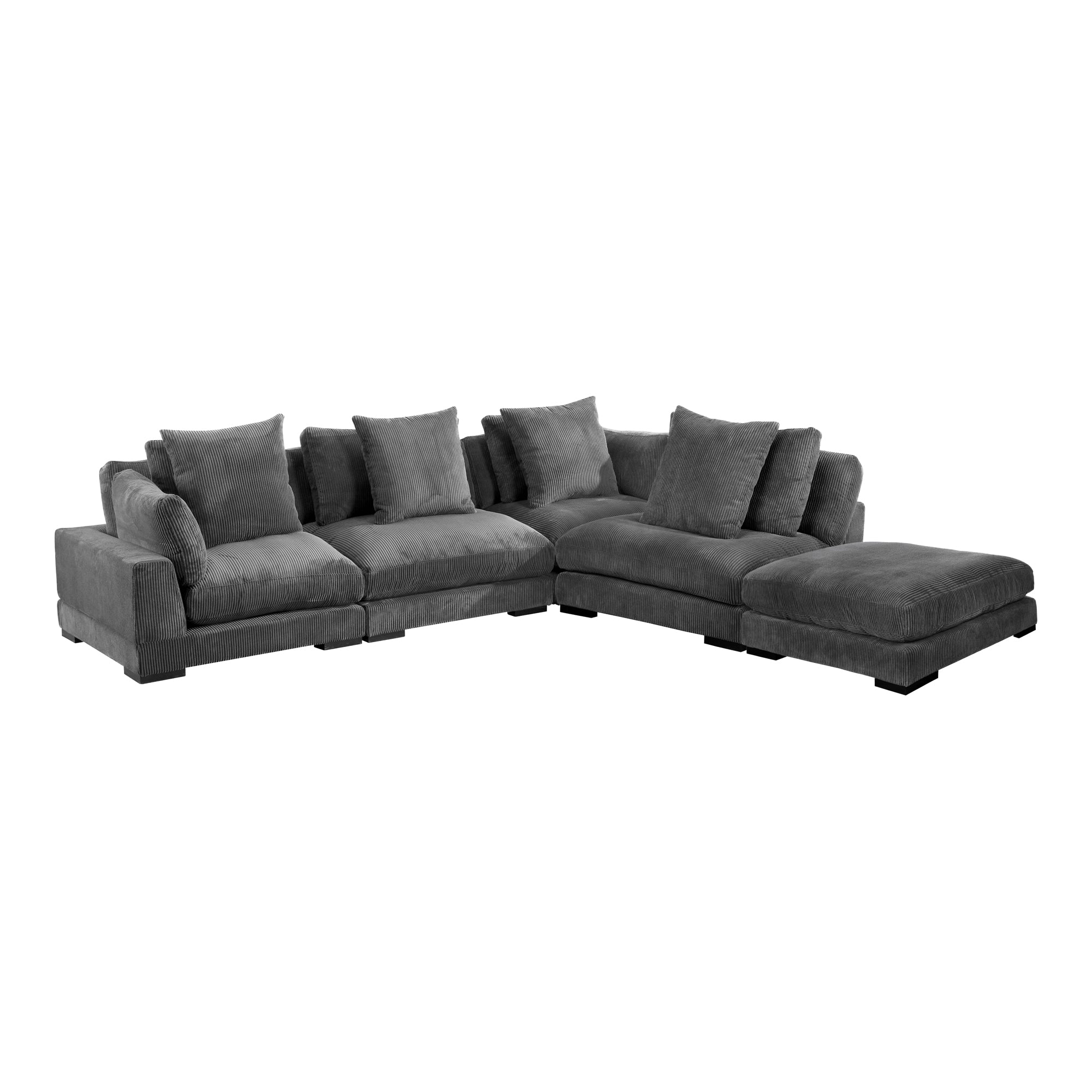 Moes Home Modular Sectionals Tumble Grey Contemporary Furniture ...
