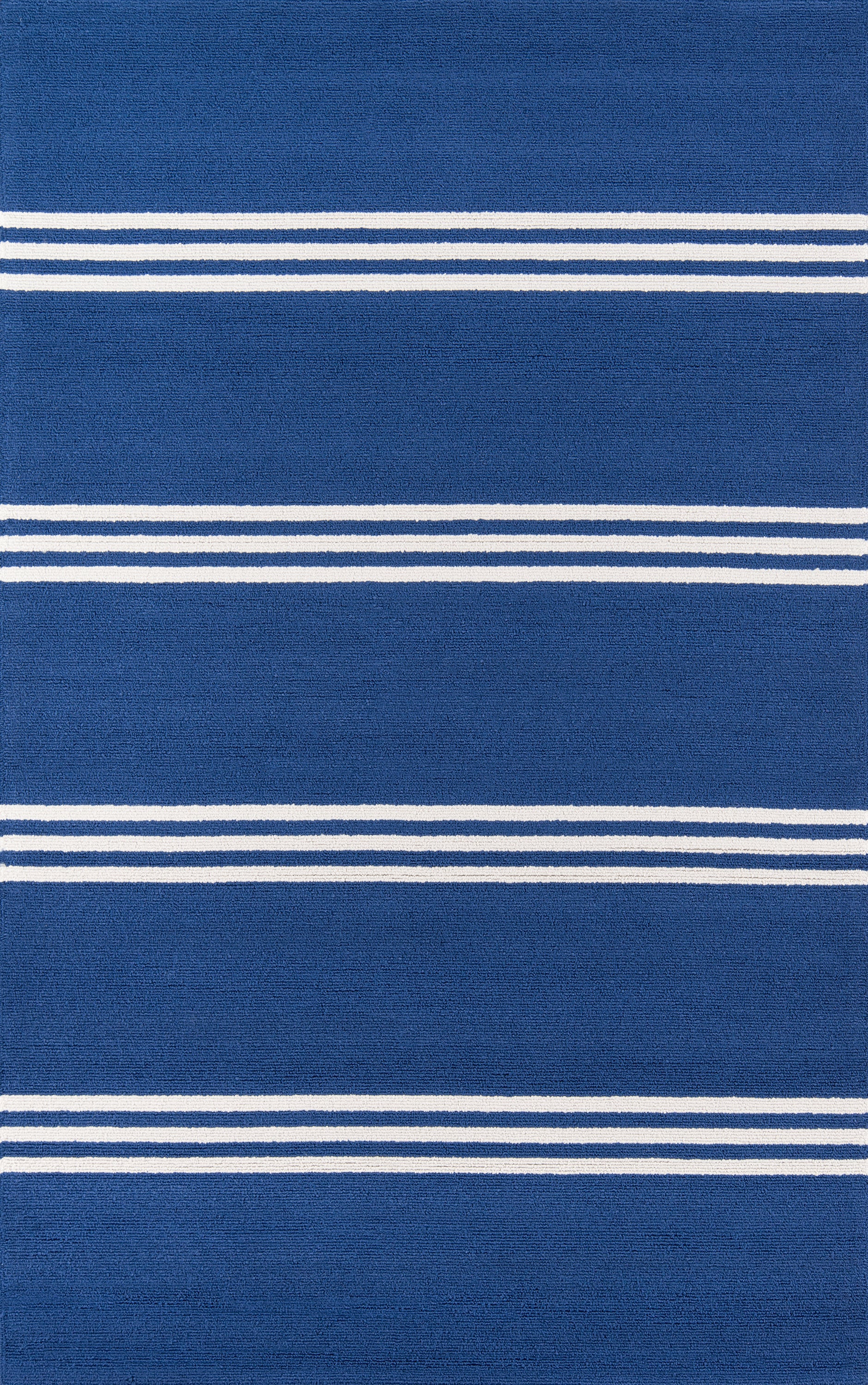 Momeni Veranda VR-16 Maritime Blue Contemporary Hand Hooked Rug ...