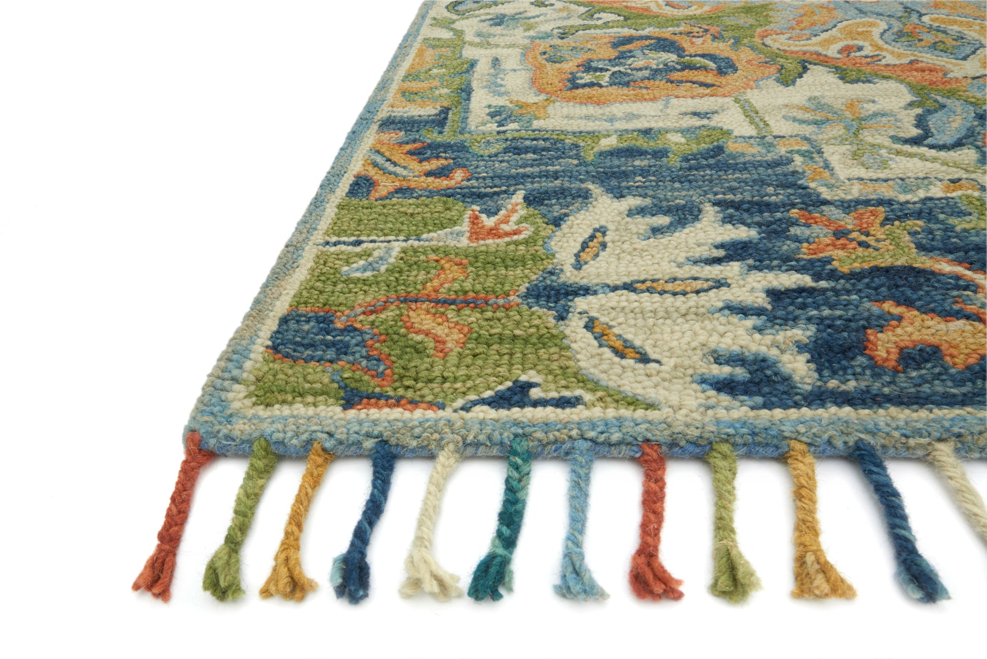 Loloi Zharah ZR-11 Blue Multi Transitional Hooked Rug – Atlanta ...