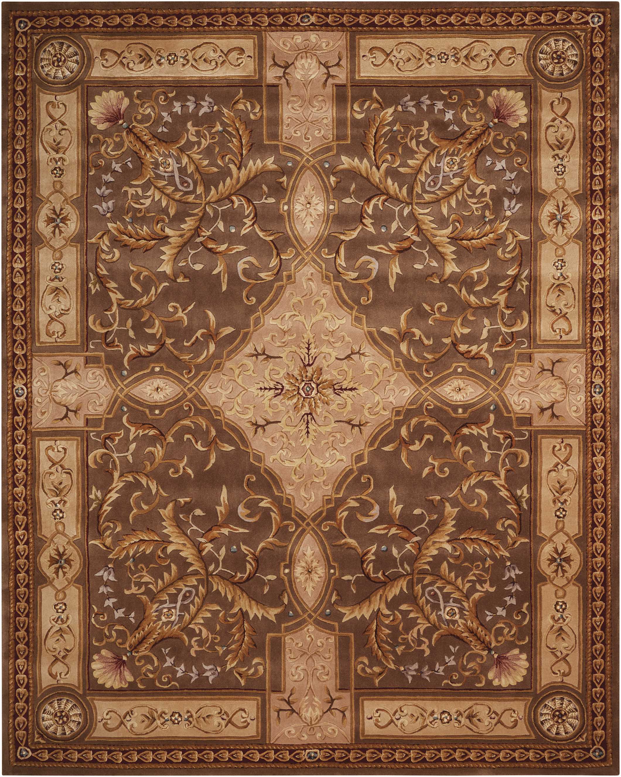 Nourison Home Versailles Palace VP05 Mushroom Traditional Tufted Rug ...