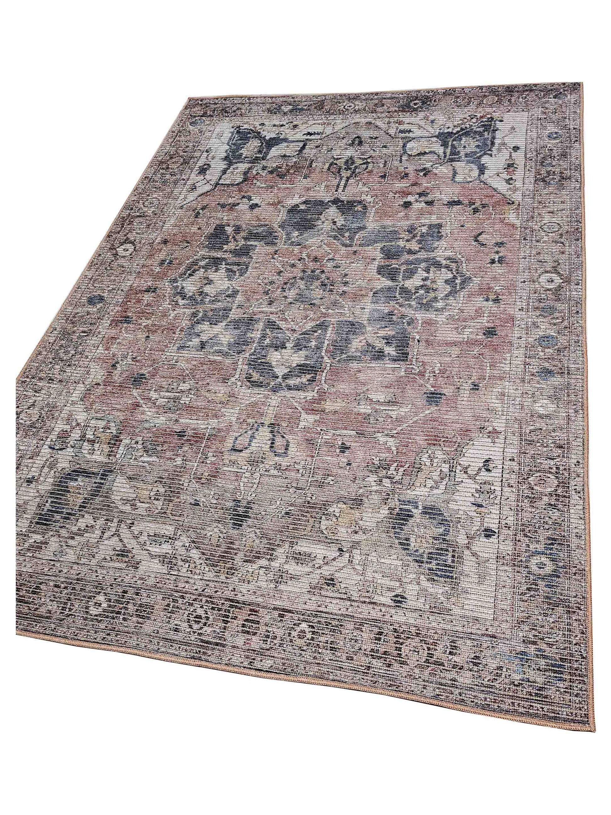 Artisan Washable Terra Mustard Transitional Machinemade Rug