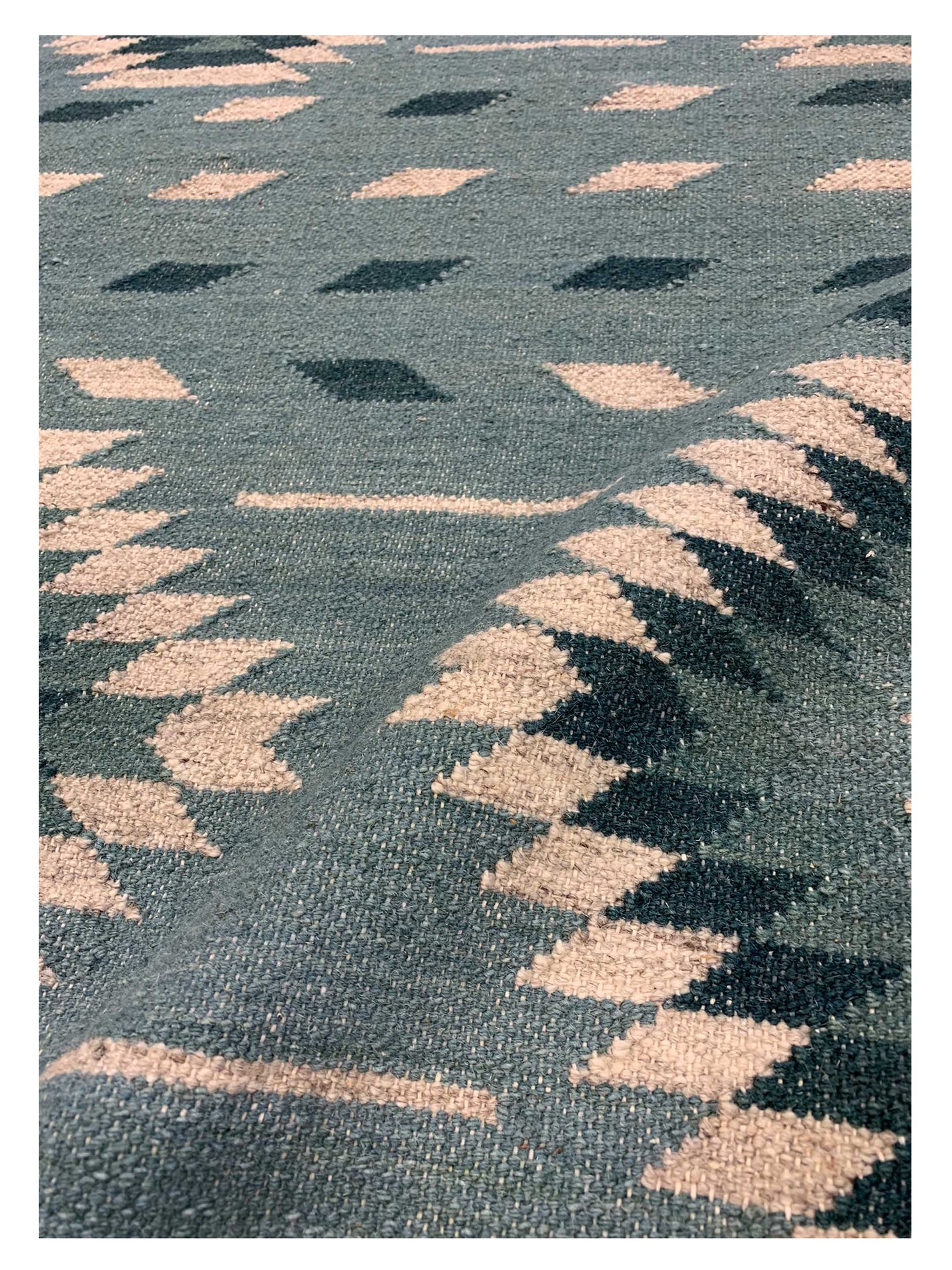 Artisan Kim Turquoise Natural Kilim Woven Rug – Atlanta Designer Rugs
